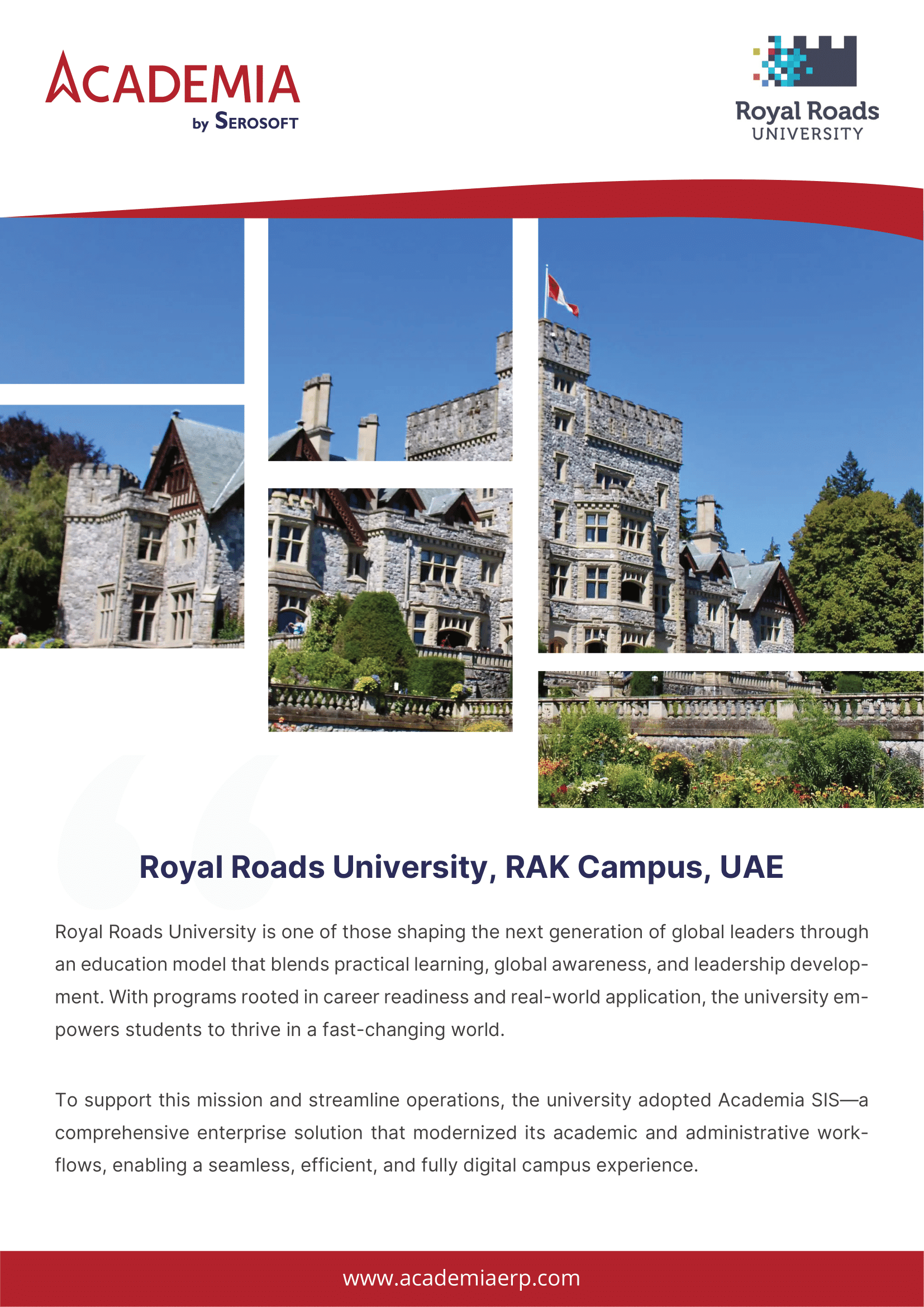 Royal Roads University, UAE - Academia ERP